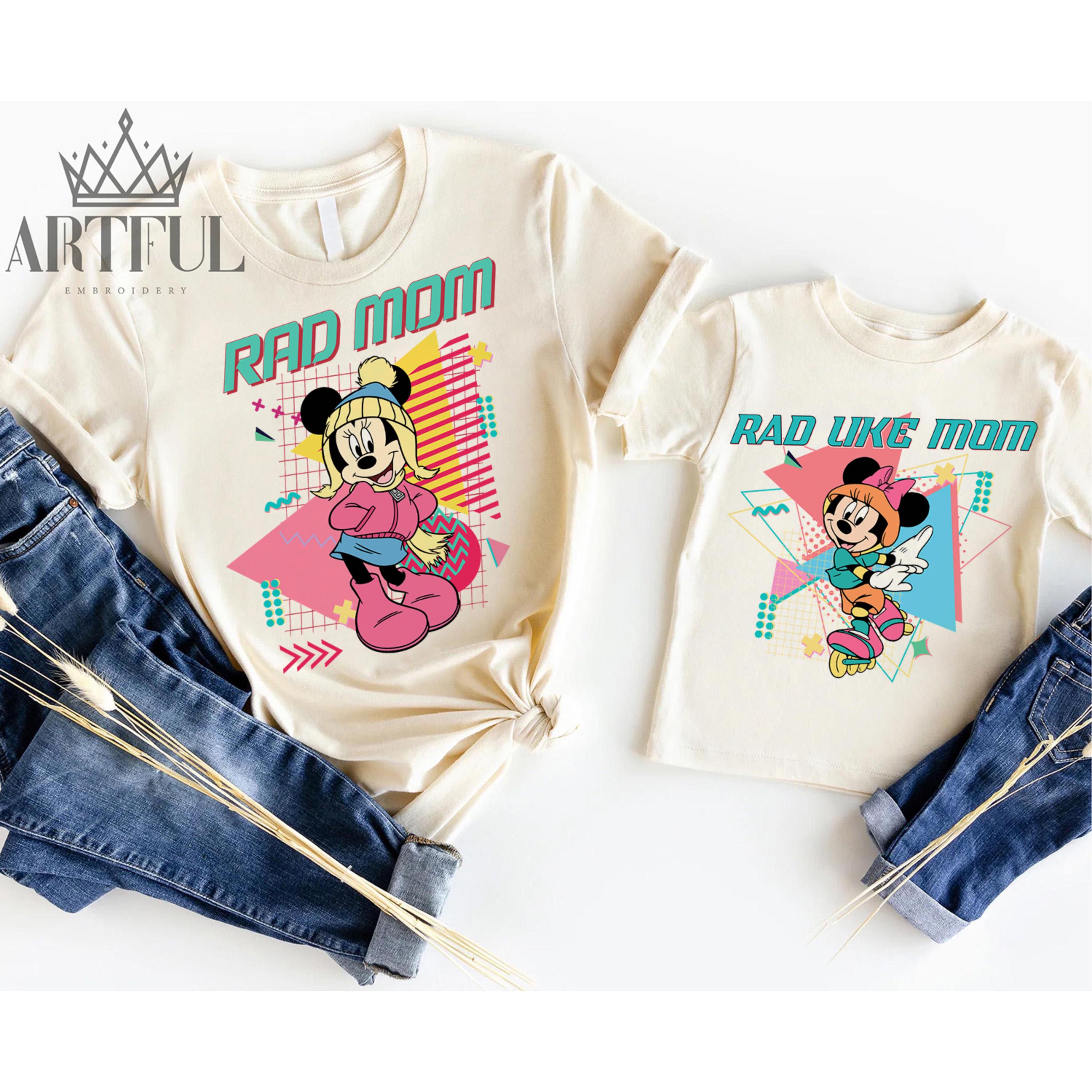 Cartoon Rad Mom Png Bundle, Rad Like Mom Png, Retro Rad Dad Goofy Png ...