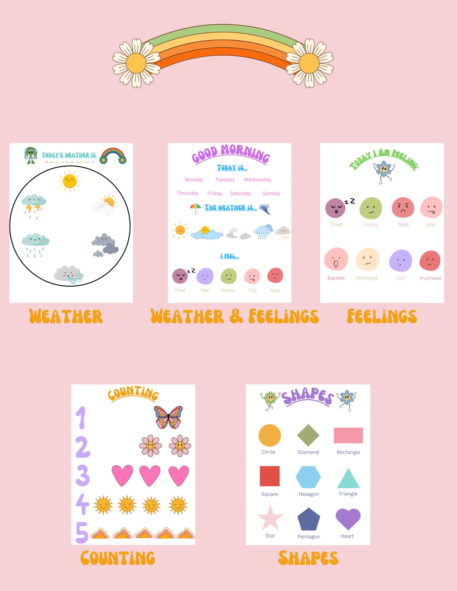 Morning Menu Printables Busy Book Activities Toddler Learning ...