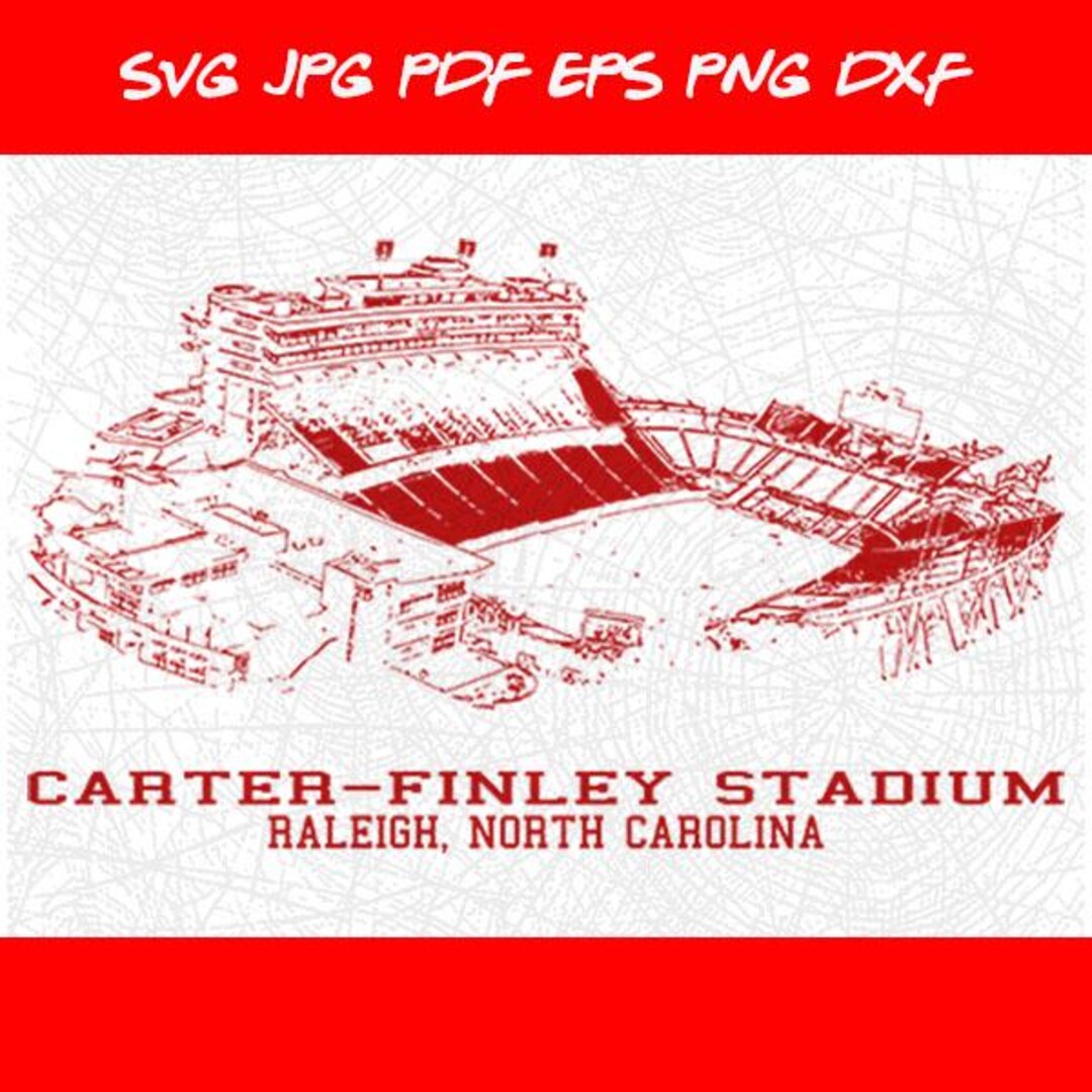 Carter Finley Stadium SVG PNG - Etsy
