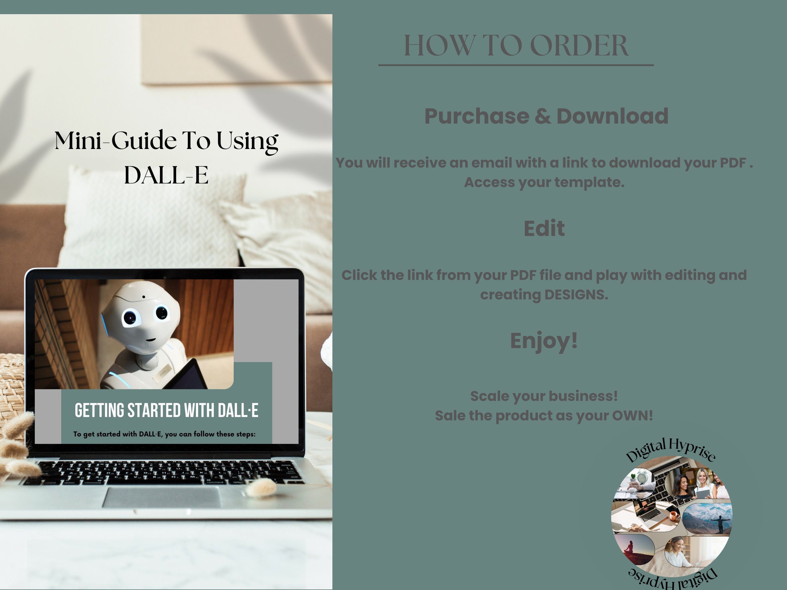 Dalle 3 Prompt Guide, Ai Generated Art Guide, Dalle Prompts Course ...