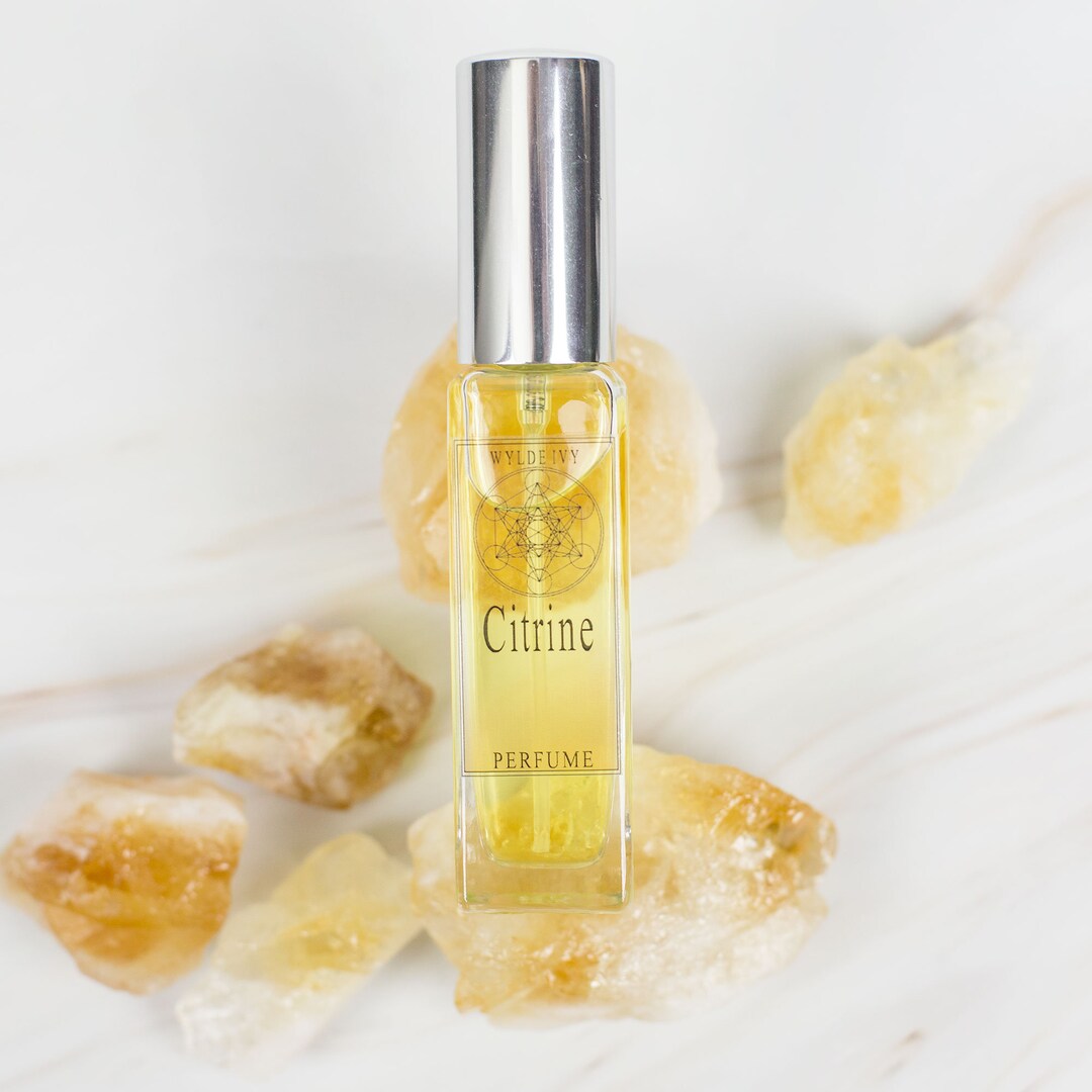 Citrine Perfume Fragrance Inspired by Citrine Crystal A Happy Fragrance ...