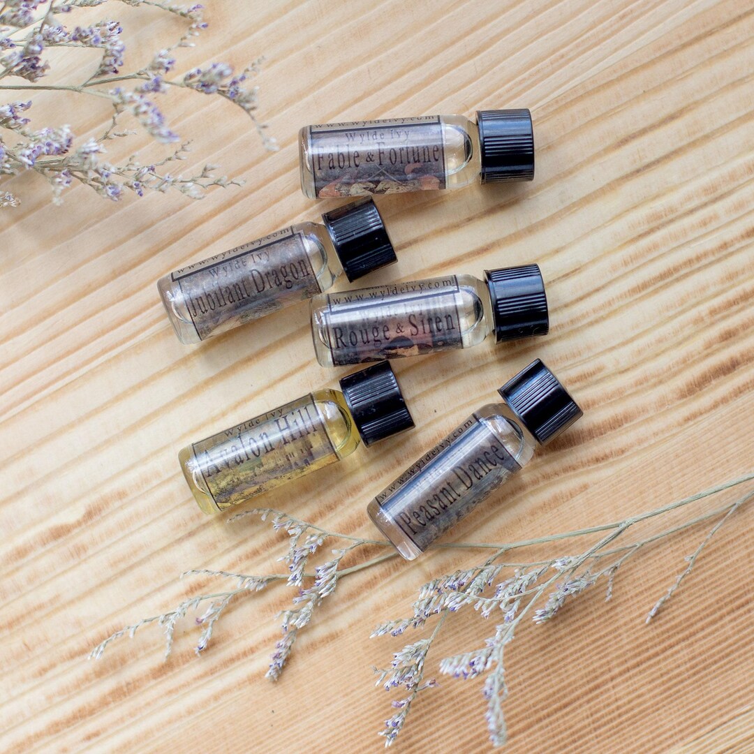 Single Mini Perfume Oil Sample | Ren Faire Collection - Etsy