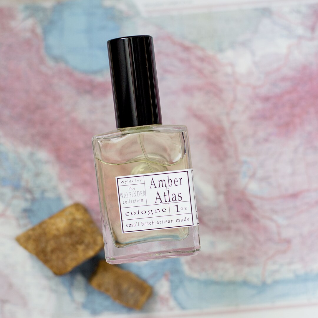 Amber + Atlas Cologne | Unisex Fragrance With Notes of Amber, Cedar ...
