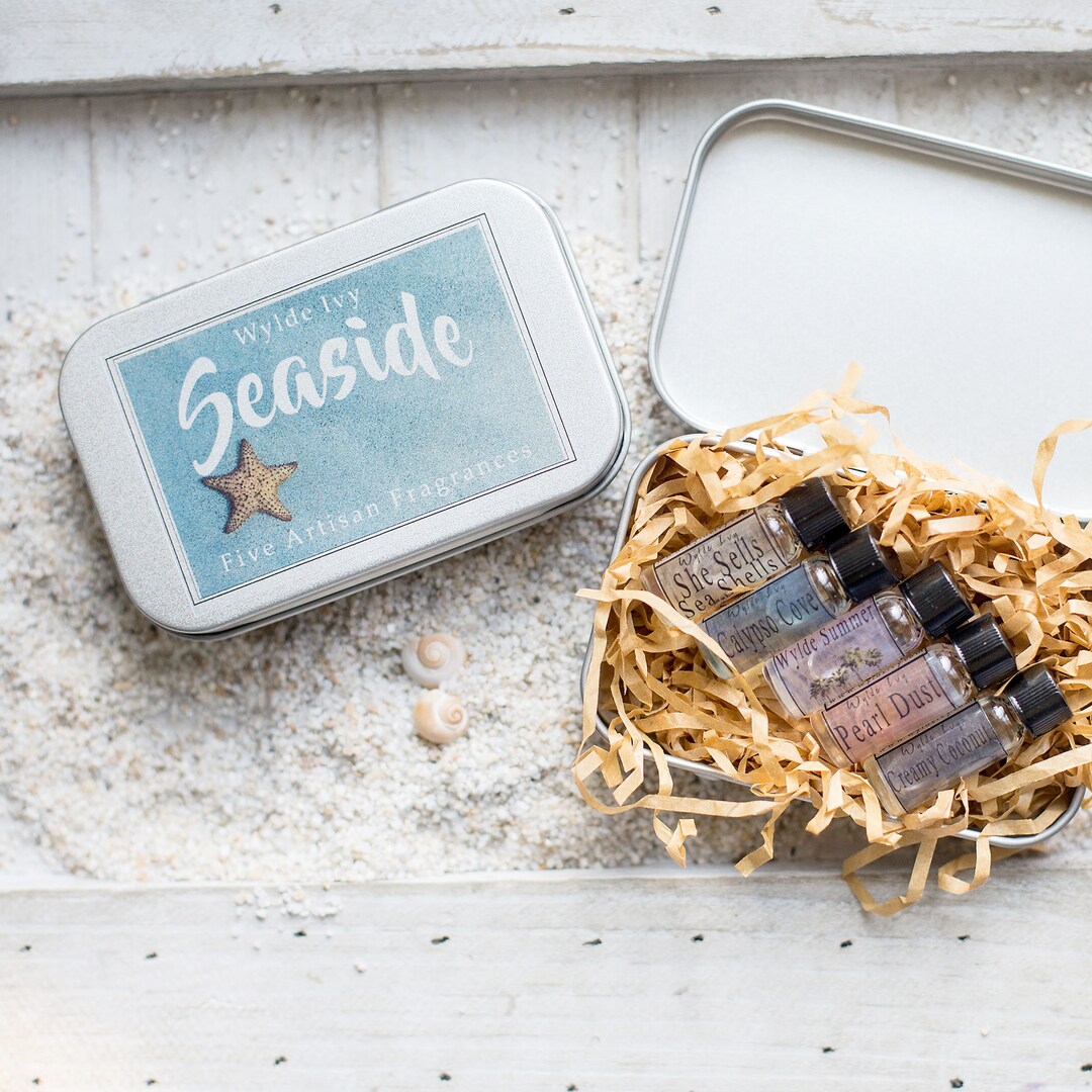 Seaside Collection Perfume Oil Sampler Gift Set - Etsy