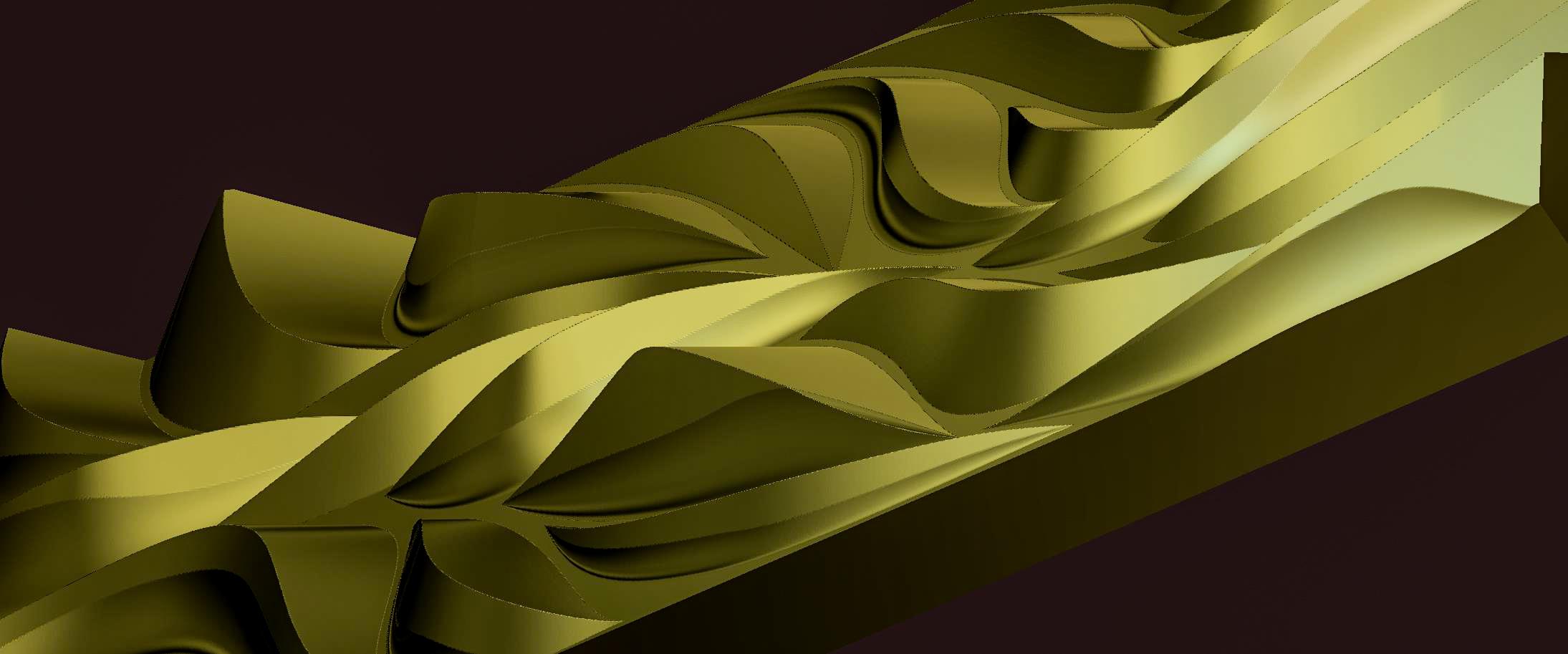 3D Wavy Carved Wall Panel, CNC Wood Sculpture (STL File) - Etsy