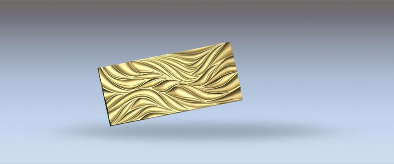 Wavy 3D Wall Panel CNC Router Model (stl/obj/dxf) - Etsy