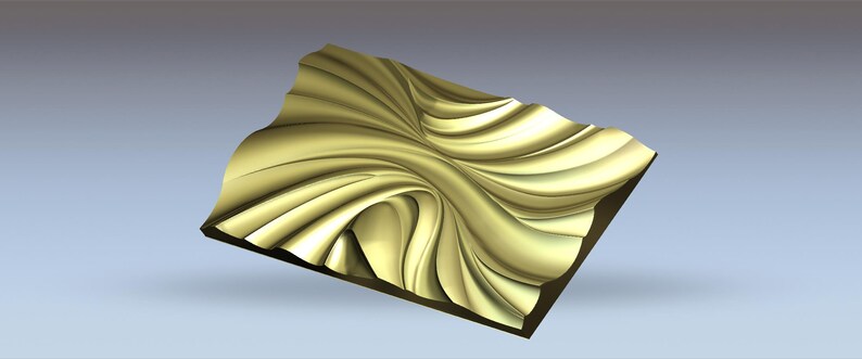 3D Wavy Wall Panel CNC Files – Carved Wood Art, Stl/dxf/obj - Etsy