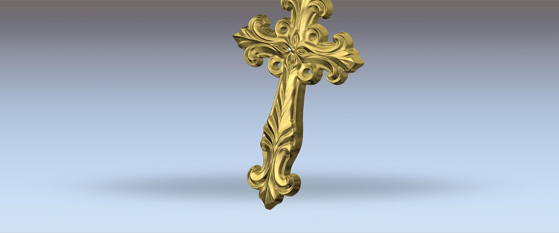 3D Carved Wooden Cross STL Model: CNC Router Files - Etsy