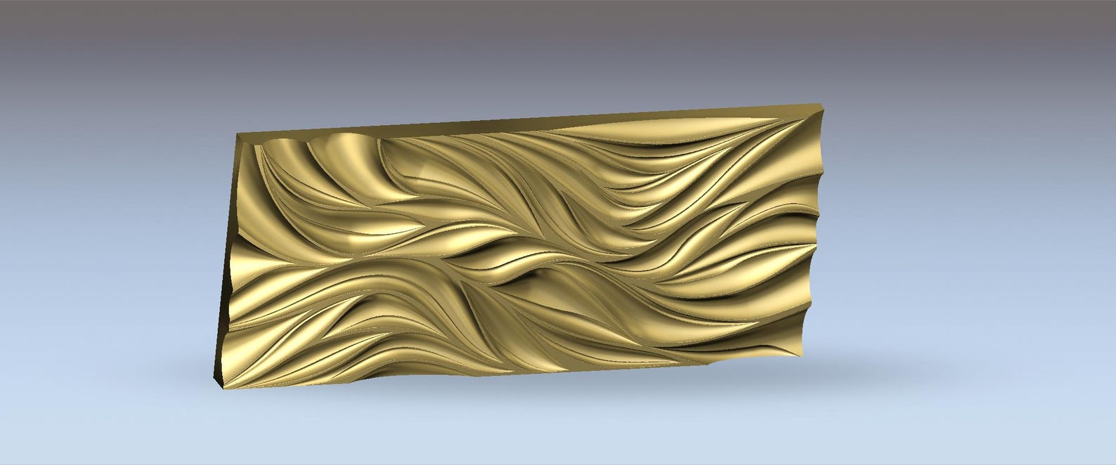 Wavy 3D Wall Panel CNC Router Model (stl/obj/dxf) - Etsy