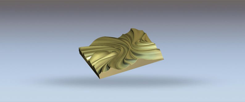 3D Wavy Wall Panel CNC Files – Carved Wood Art, Stl/dxf/obj - Etsy