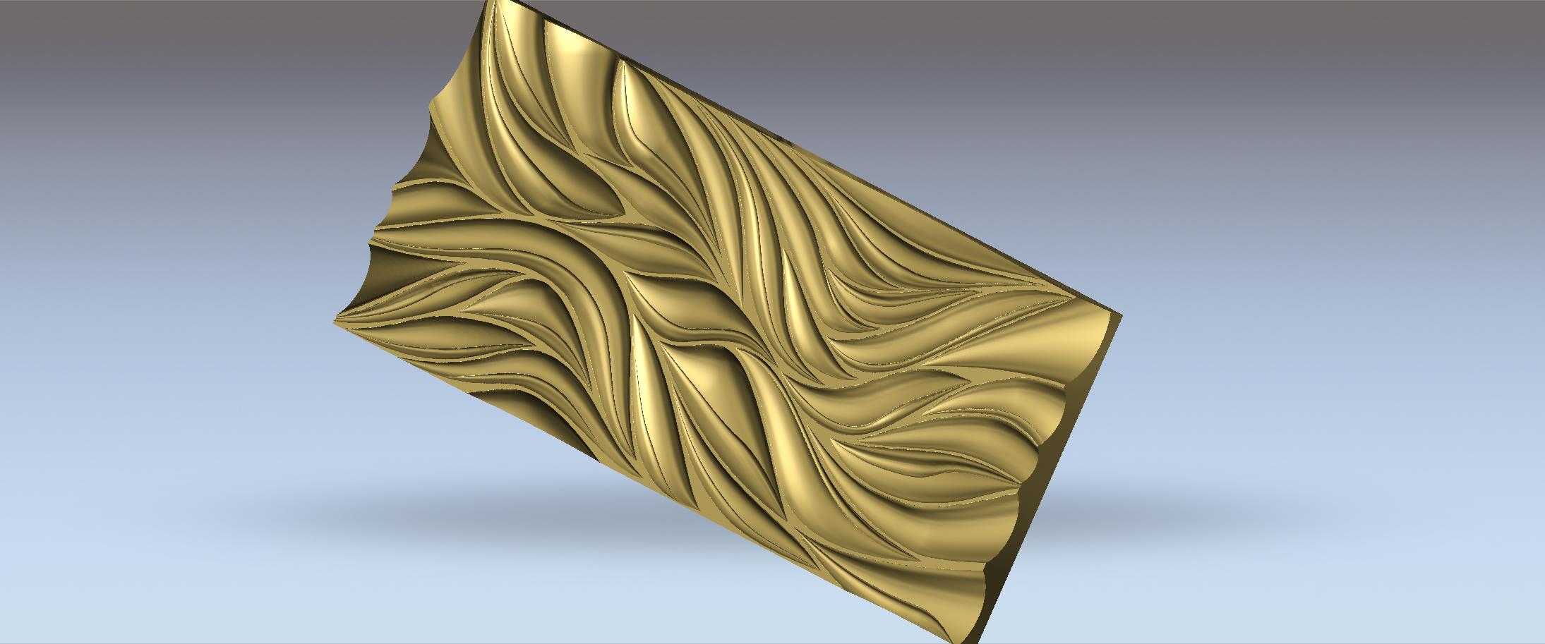 Wavy 3D Wall Panel CNC Router Model (stl/obj/dxf) - Etsy