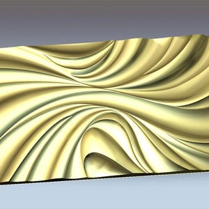 3D Wavy Wall Panel CNC Files – Carved Wood Art, Stl/dxf/obj - Etsy