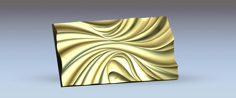 3D Wavy Wall Panel CNC Files – Carved Wood Art, Stl/dxf/obj - Etsy