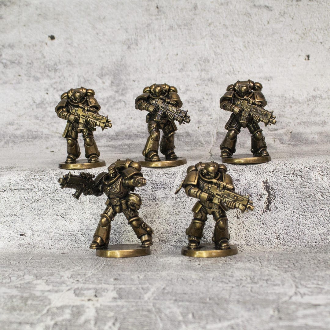 Primaris Intercessors Brass Miniature, Set of 5 - Etsy
