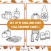 Set of 10 Chill and Cozy Fall Coloring Pages Printable PDF Download for ...