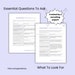 Printable Nanny Interview Guide Essential Questions to Ask When Hiring ...