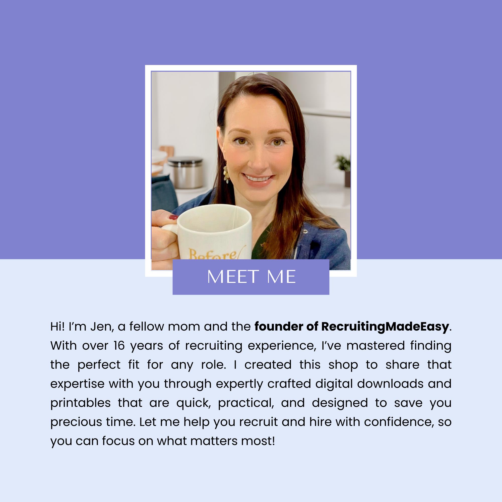 Nanny Application Template | Printable Nanny Job Application Nanny ...