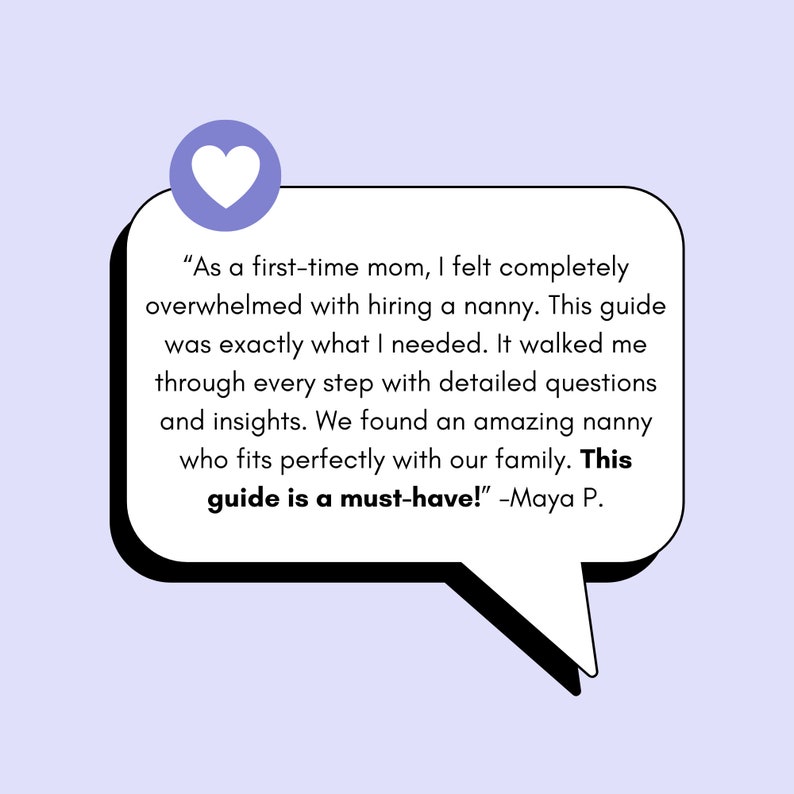 Printable Nanny Interview Guide Essential Questions to Ask When Hiring ...