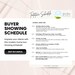 Home Tour Schedule, Pre Showing Checklist, Real Estate Marketing, House ...