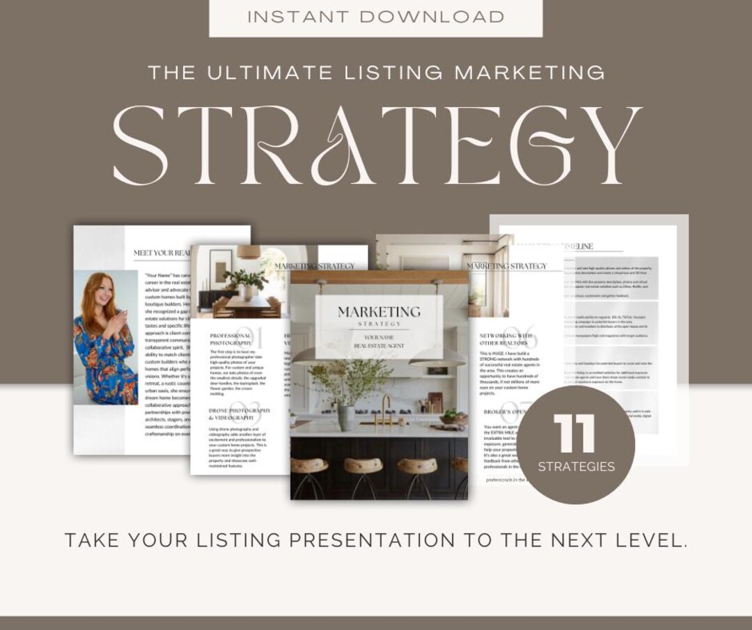 Real Estate Listing Marketing Plan | Listing Strategy | Listing ...