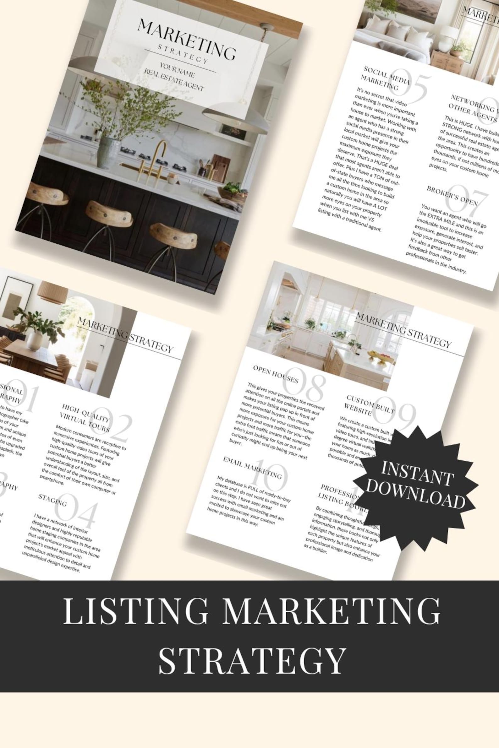 Real Estate Listing Marketing Plan | Listing Strategy | Listing ...