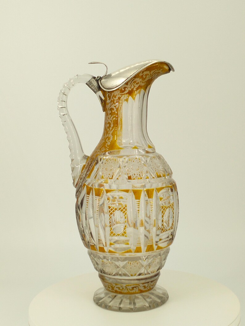 Crystal Pitcher 19th Century - Etsy