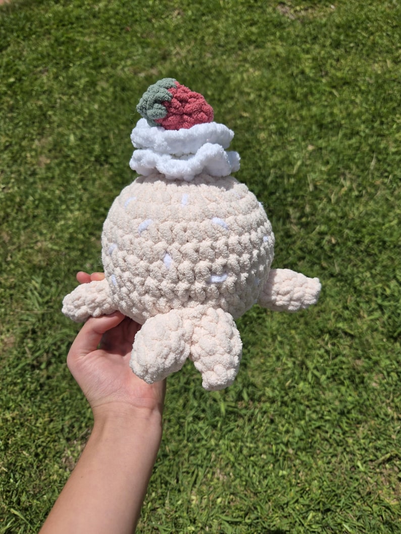 Baby Strawberry Whale Crochet Pattern, Amigurumi Plushie (PDF Pattern ...