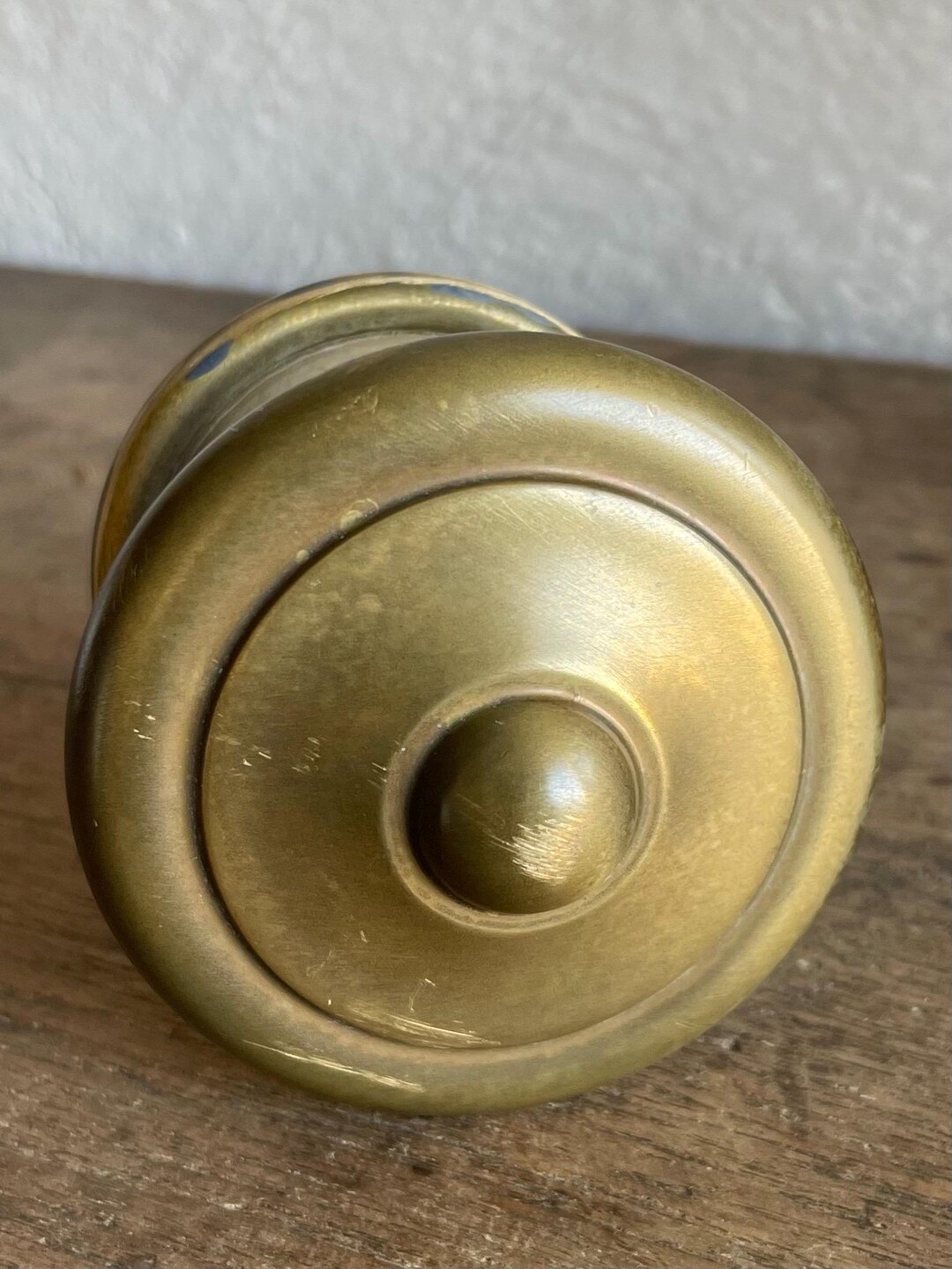 Vintage Solid Brass Doorknob, Antique Brass Hardware - Etsy