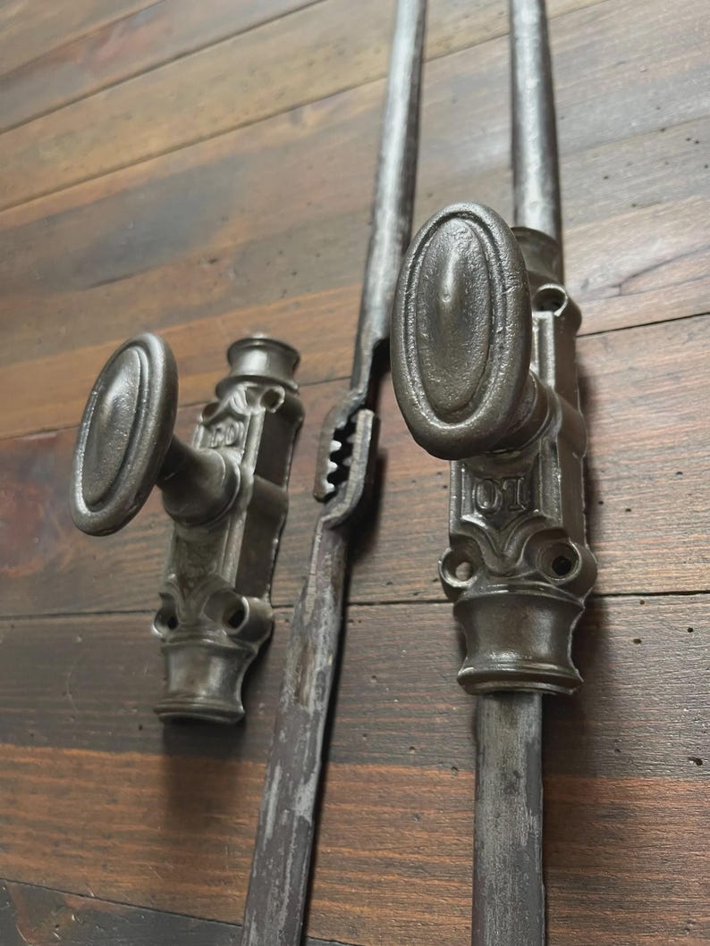 Antique Crémones Marque LO. Restored Cast Iron Crémones. - Etsy