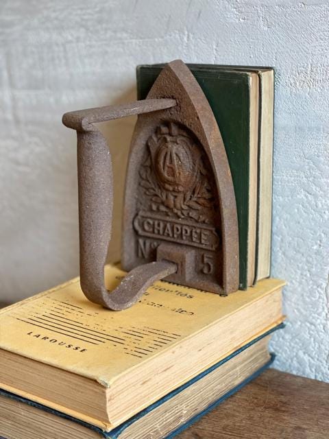 Antique French Cast Iron: Chappée No.5, 1900s Décor - Etsy