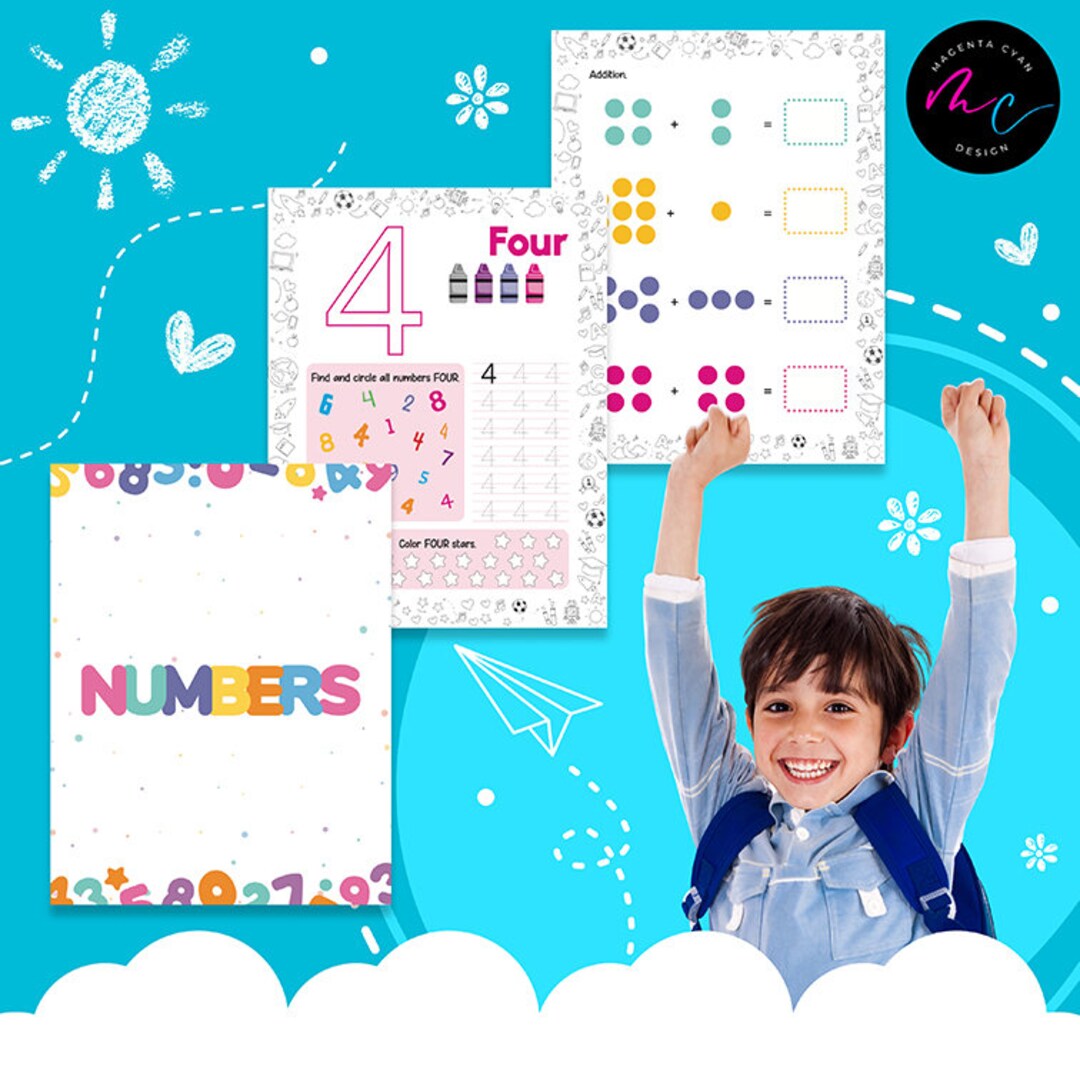 Worksheets, Printable Numbers, Homeschool Busy Book, Activities, Page ...