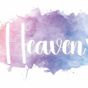 Wall Art Print, Wall Decor, Printable Wall Art, Heaven, Peace Decor ...