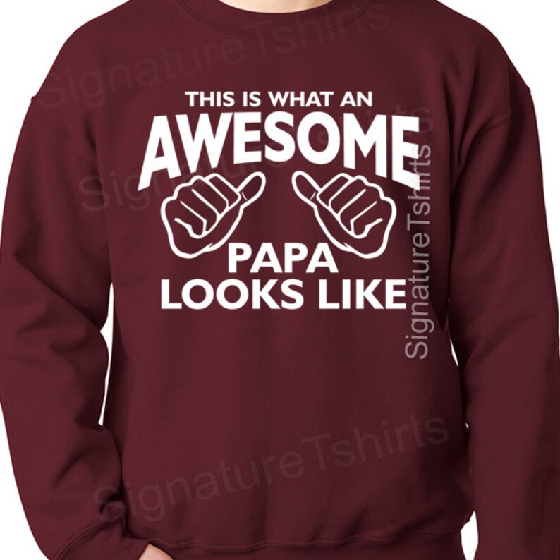 Gift for Papa This is What an Awesome PAPA Looks Like Mens | Etsy