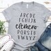 Alphabet Elemeno Shirt -teacher Gift - Kindergarten Teacher Tee ...