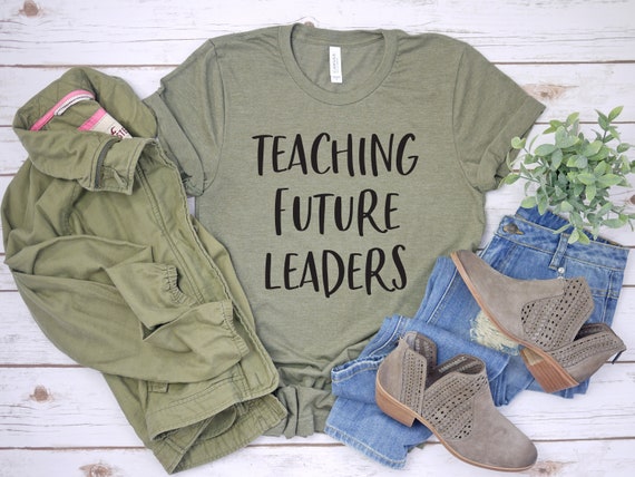 Teaching Future Leaders Shirt Teacher Gift Teacher Shirt | Etsy