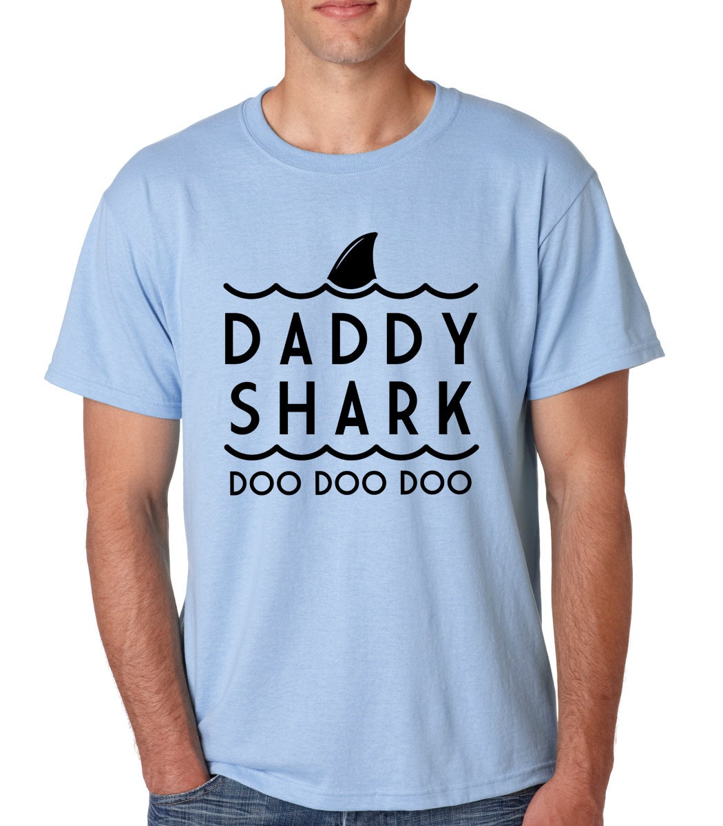 Fathers Day Gift Daddy Shark Shirt Daddy Shark Dad Shark | Etsy