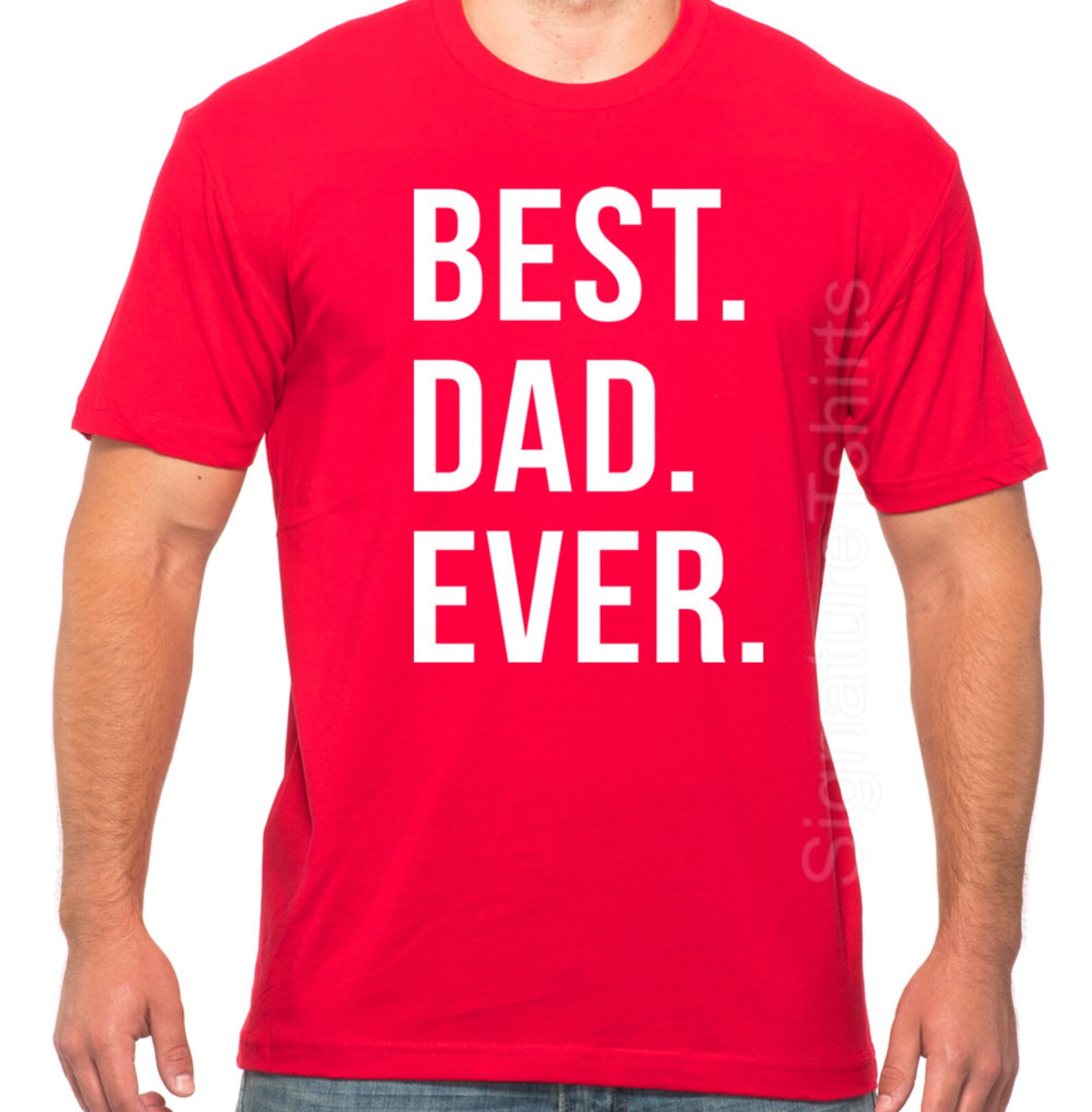 Fathers Day T Best Dad Ever T Shirt Mens T Shirt Etsy