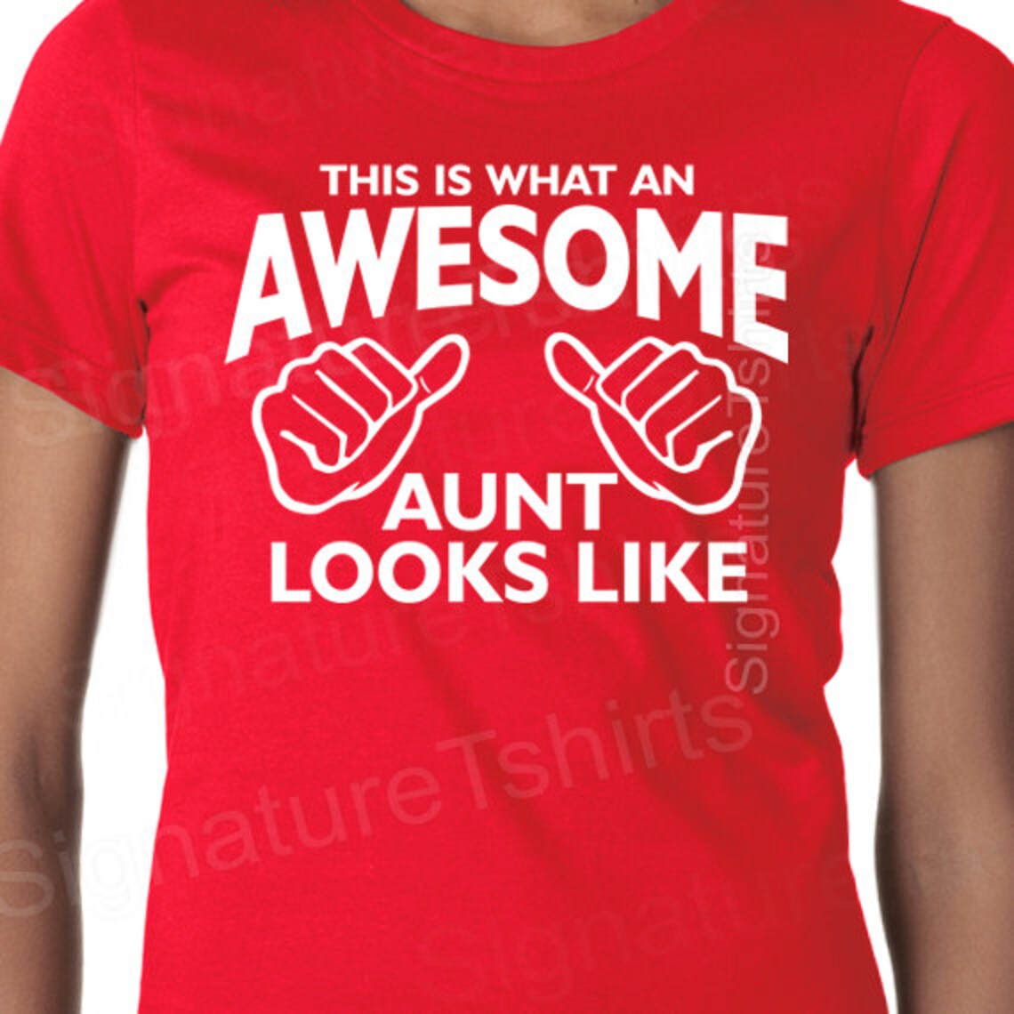 New Aunt Gift This is What an Awesome Aunt Looks Like Womens | Etsy
