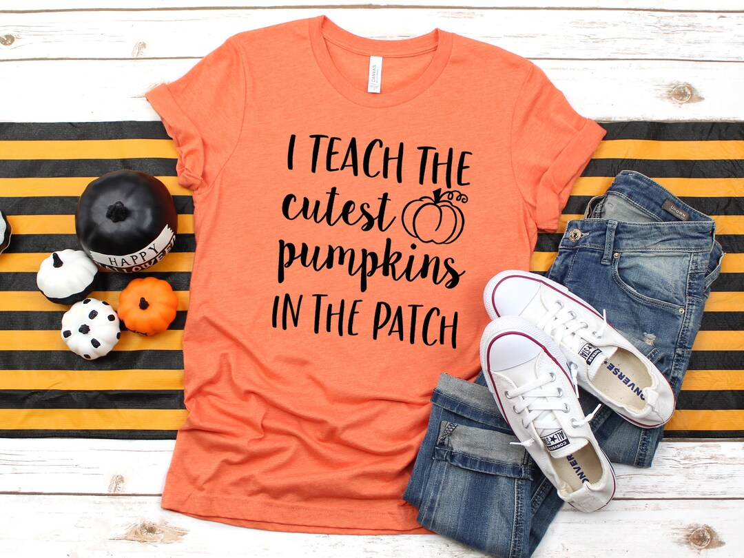 Teacher Fall T-shirt, Back to School T-shirt, I Teach the Cutest ...