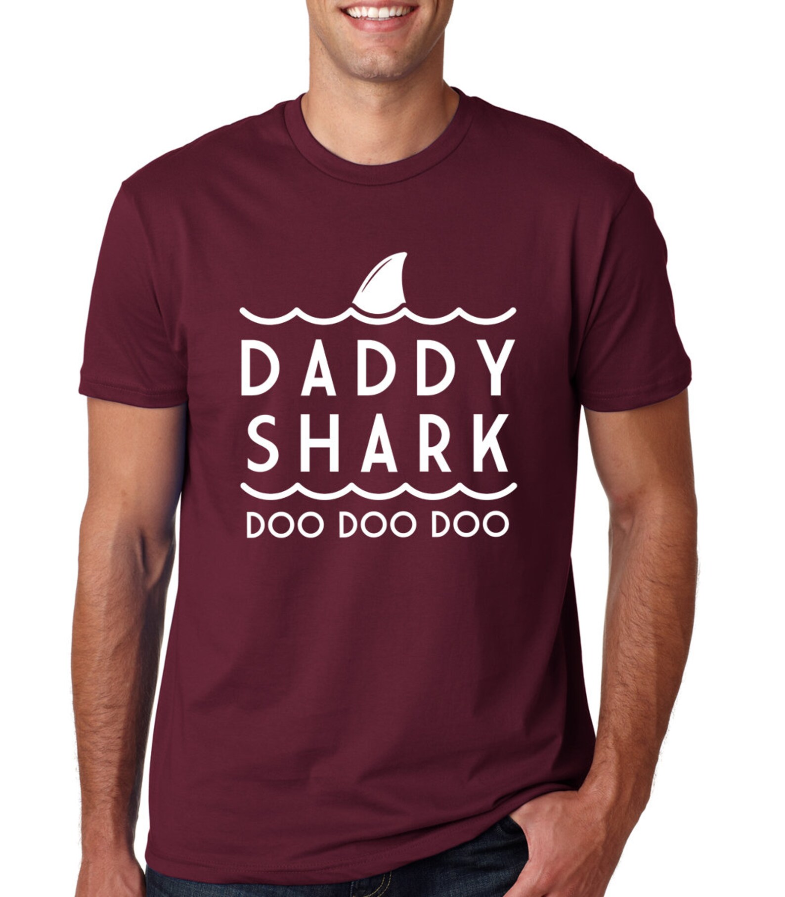 Daddy Shark Daddy Shark Shirt Dad Shark T-shirt Shark | Etsy