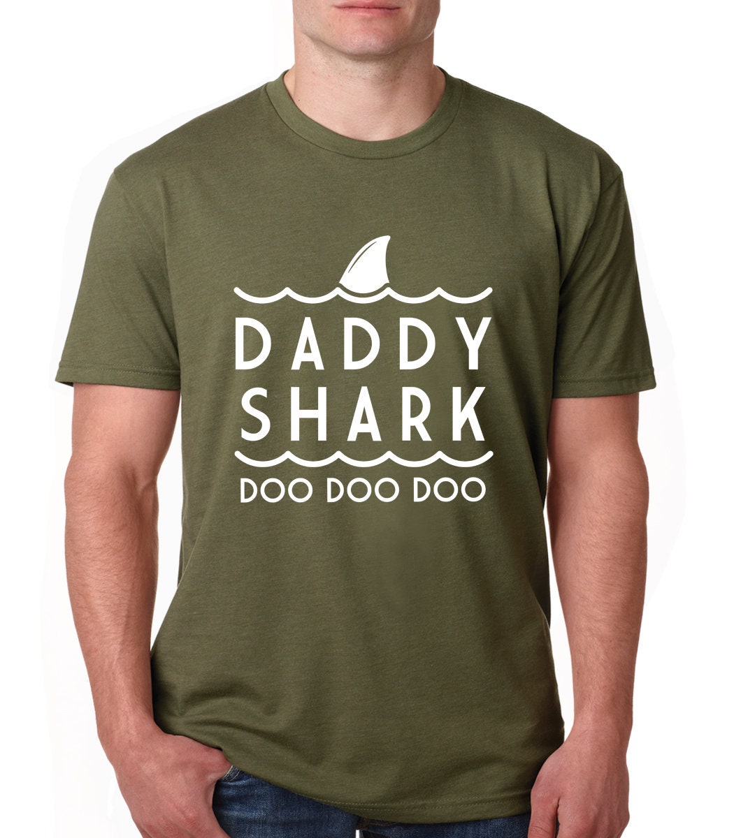Fathers Day Gift Daddy Shark Shirt Daddy Shark Dad Shark | Etsy