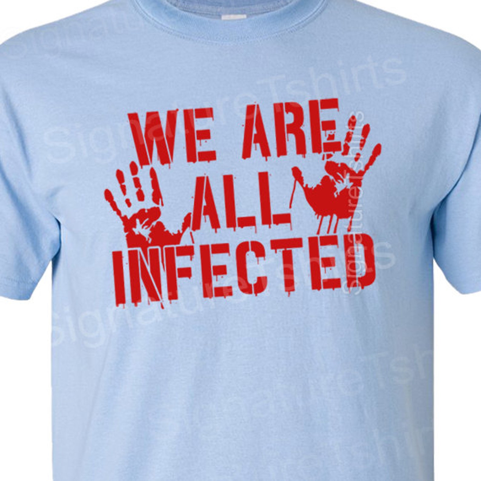 We Are All Infected Mens Halloween Costume Tshirt T Shirt - Etsy