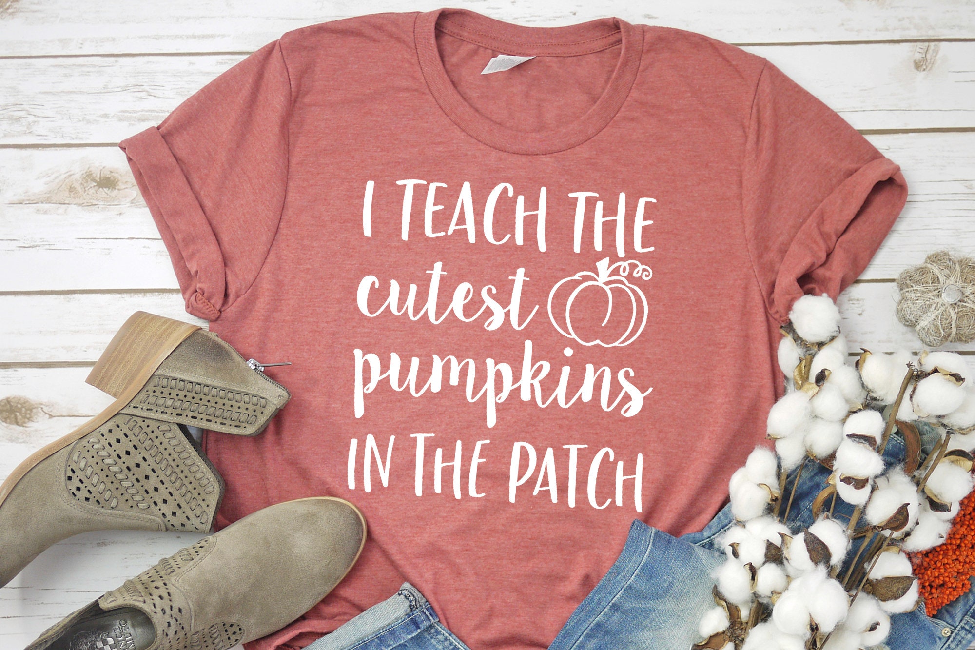 Fall Teacher Shirt I Teach the Cutest Pumpkins in the Patch | Etsy