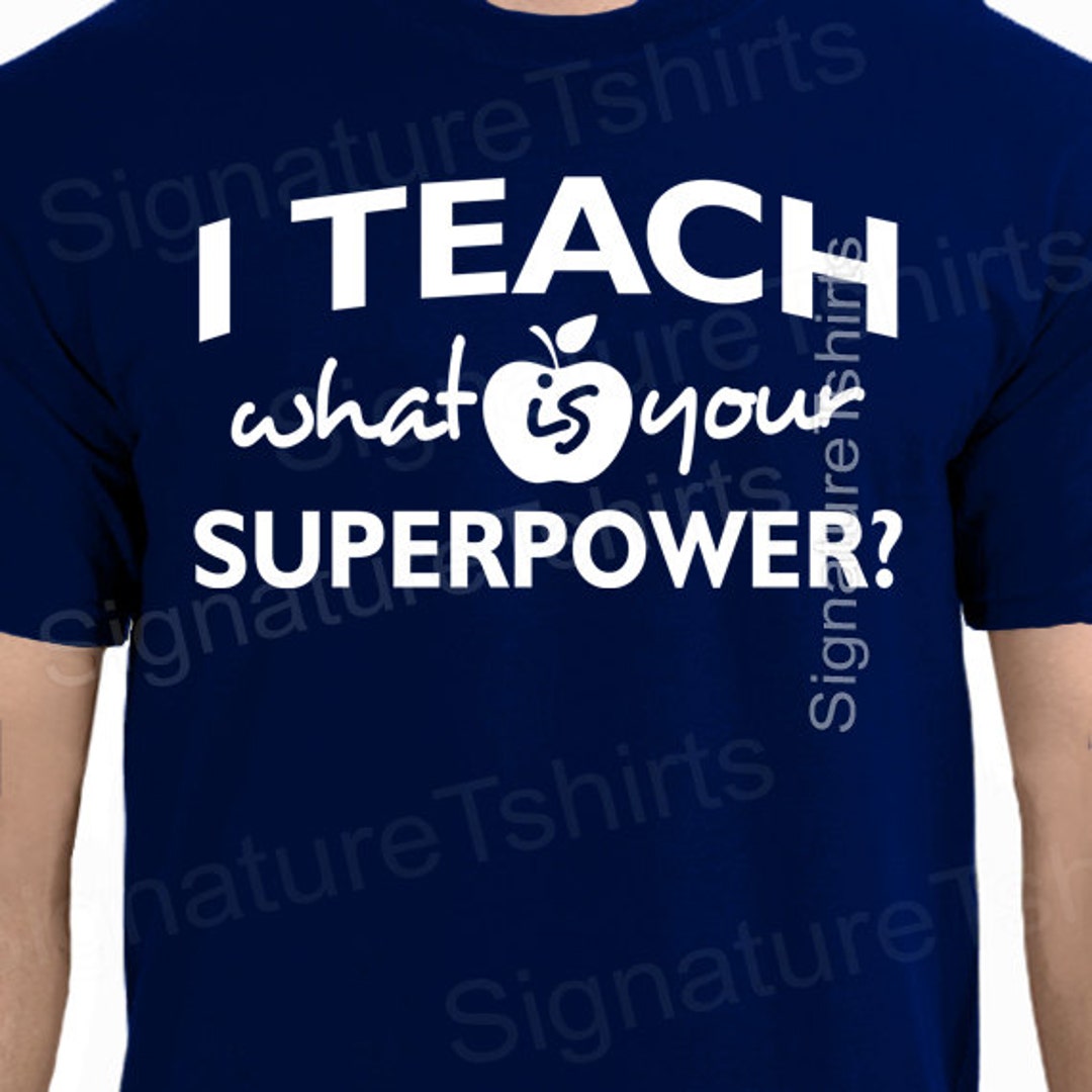 Teacher T Shirt I Teach Math Science English Tee Shirt Humor Gift