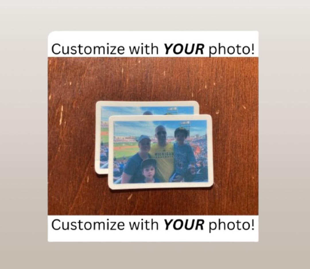 Custom Family Photo Vinyl Sticker: Personalized Water Bottle Decal - Etsy