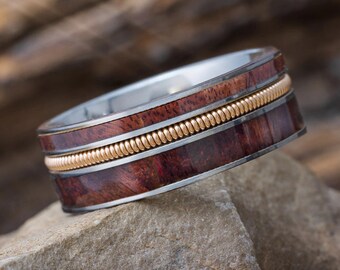 Guitar String Wedding Ring - Etsy