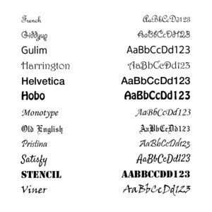 Laser Text Engraving Service, Personalize Your Item With A Message ...