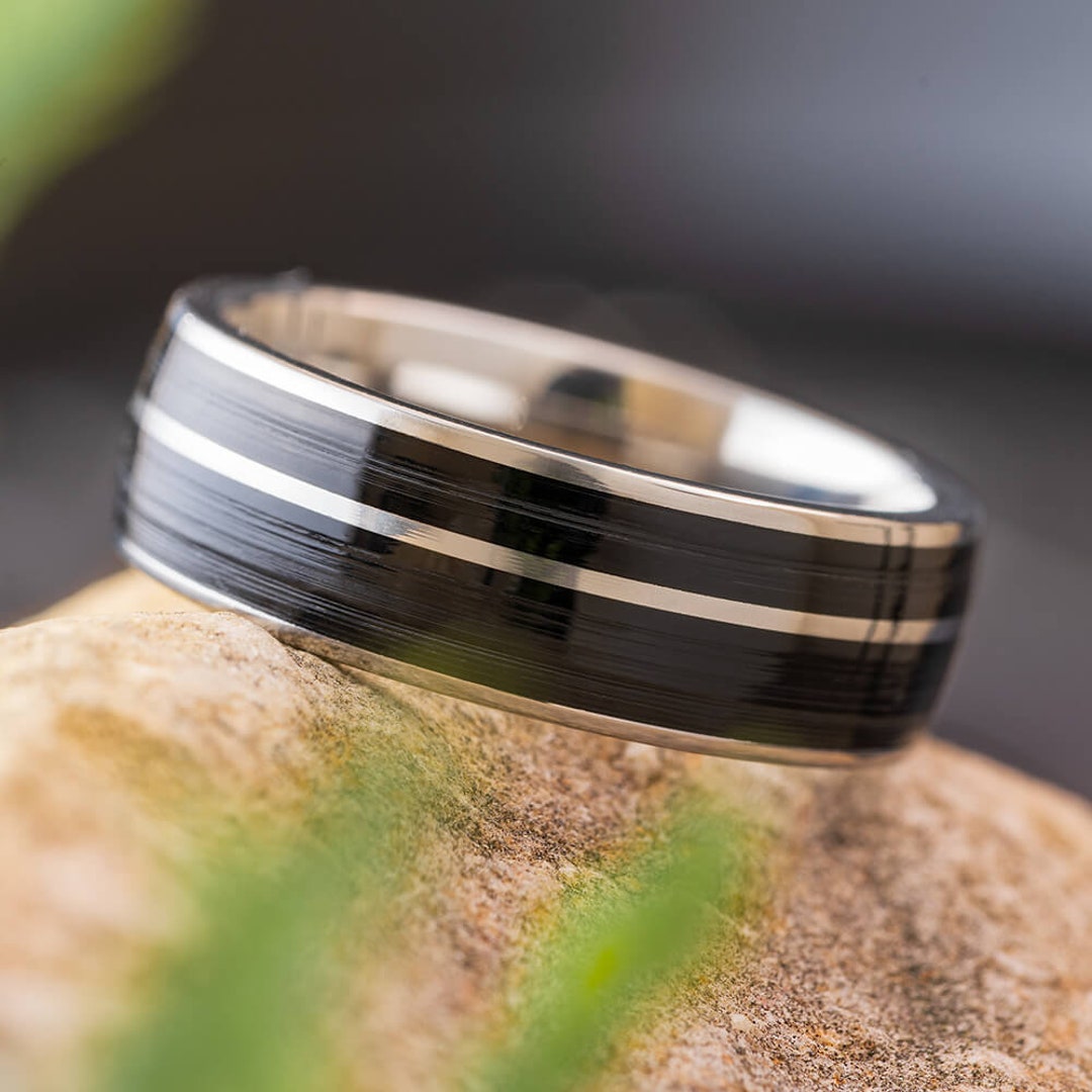 Vinyl Record Wedding Band for Musicians - Etsy