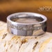 Custom Bereavement Ring With Thin Pinstripe of Ashes - Etsy