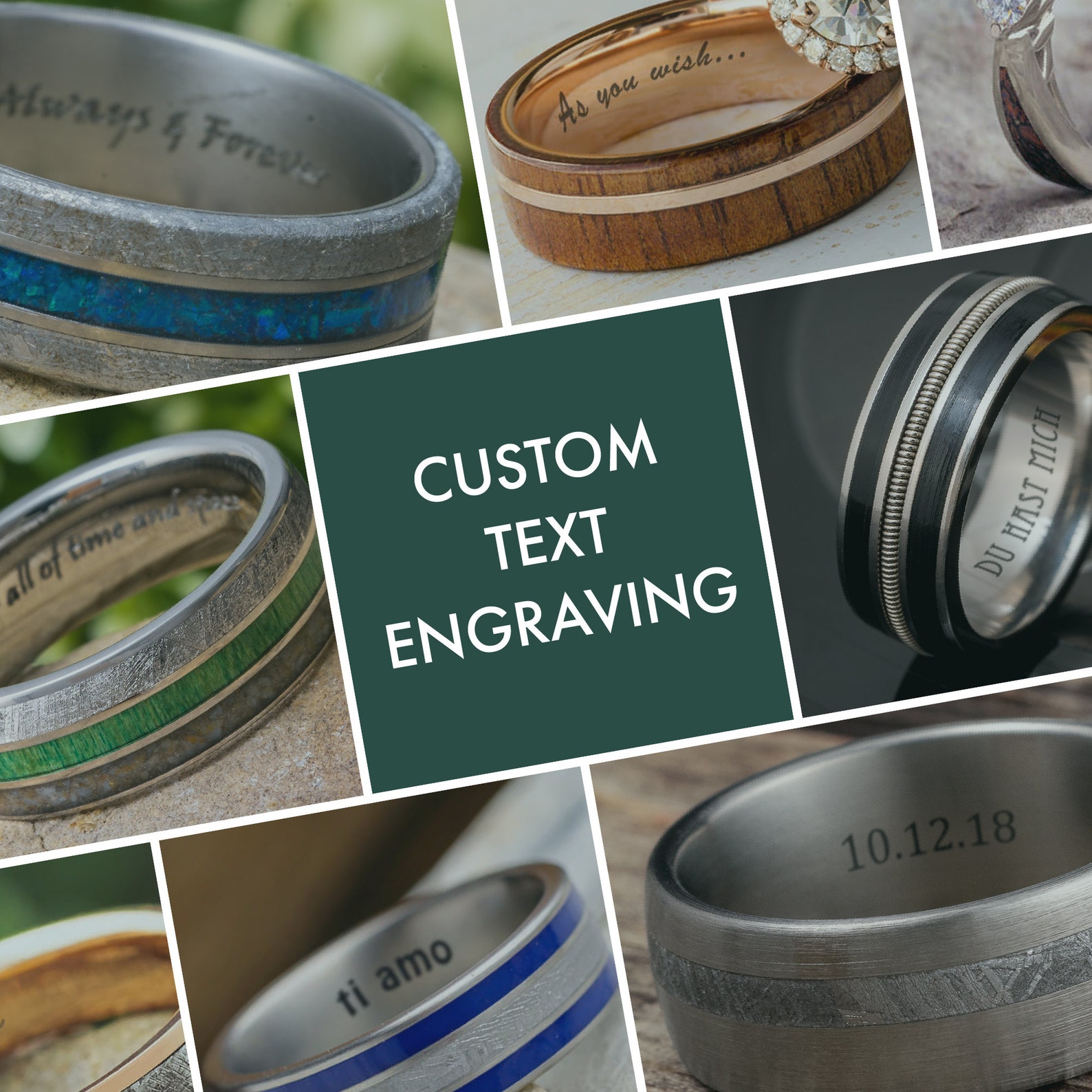 Laser Text Engraving Service Personalize Your Item With A - Etsy